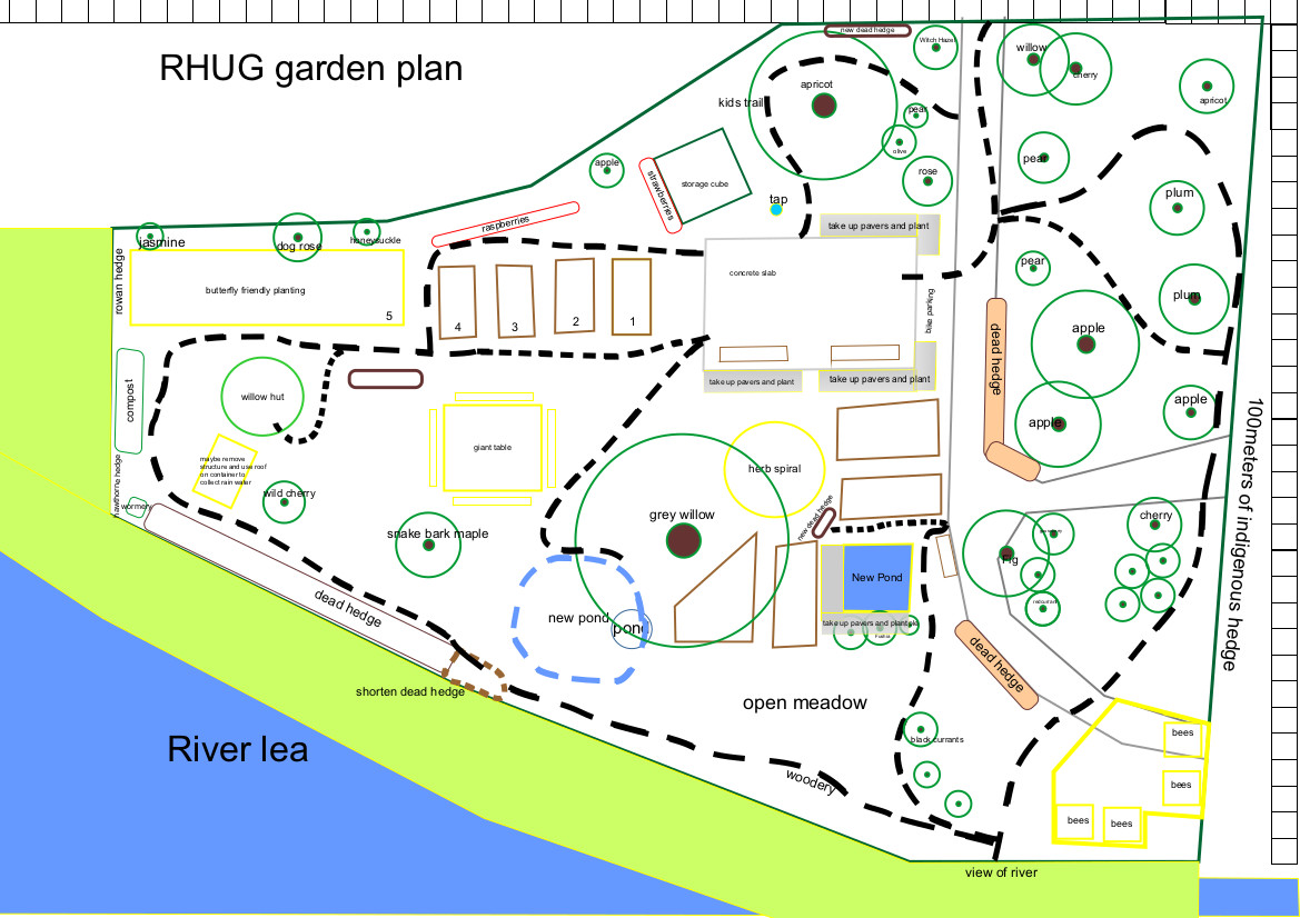 Robin Hood site map with paths – Robin Hood Garden